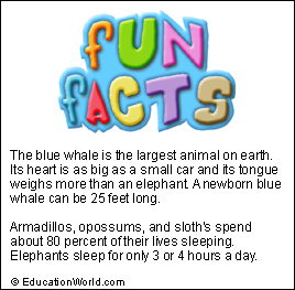 Fun Facts Volume #16 | Education World