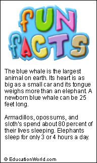 Fun Facts Volume #16 | Education World