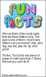 Fun Facts Volume #28 | Education World