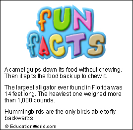 Fun Facts Volume #31 | Education World