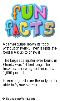 Fun Facts Volume #31 | Education World