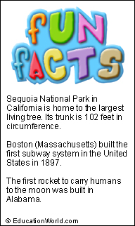 Fun Facts Volume #36 | Education World