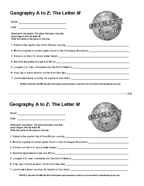geography_az013.pdf | Education World