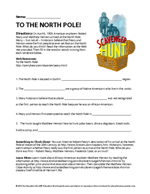 sh_north_pole.pdf | Education World