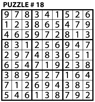Sudoku Puzzle | Education World