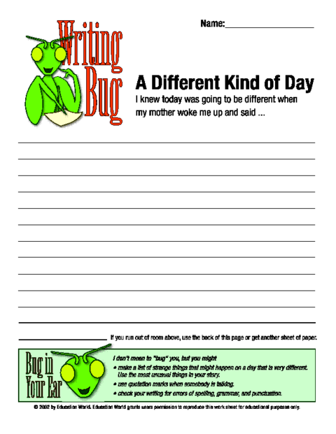 writingbug007.pdf | Education World
