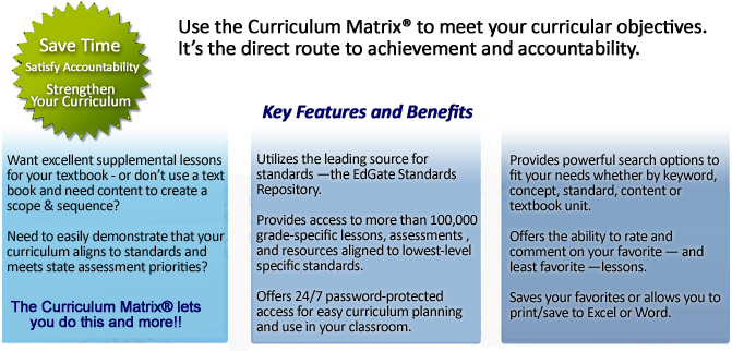 Curriculum Matrix
