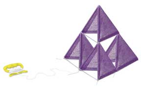 Renewable Resources: Tetrahedron Kite | Education World