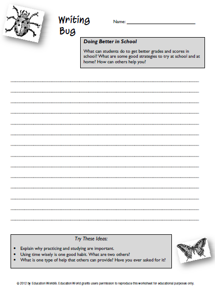 Writing Bug: Get Better Grades | Education World