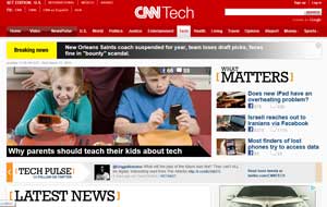 Site Review: CNN Tech | Education World