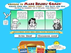 Site Review: Make Beliefs Comix | Education World