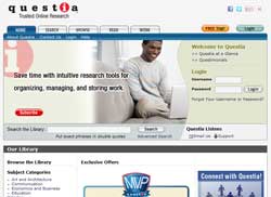 Site Review: Questia | Education World