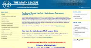 Site Review: The Math League | Education World