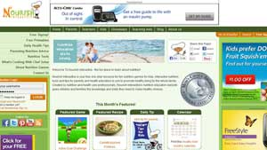 Site Review: Nourish Interactive | Education World