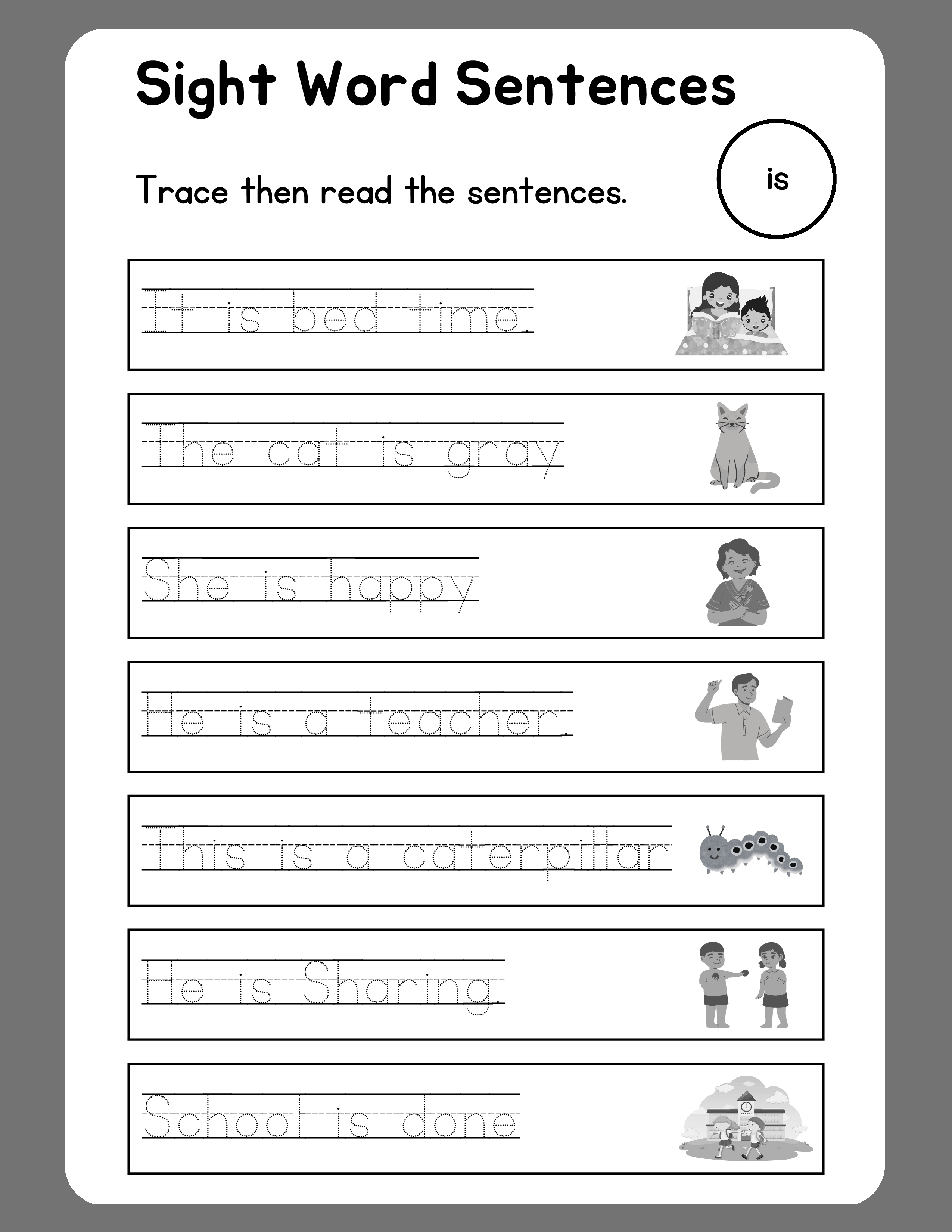 Tracing Worksheet | Education World