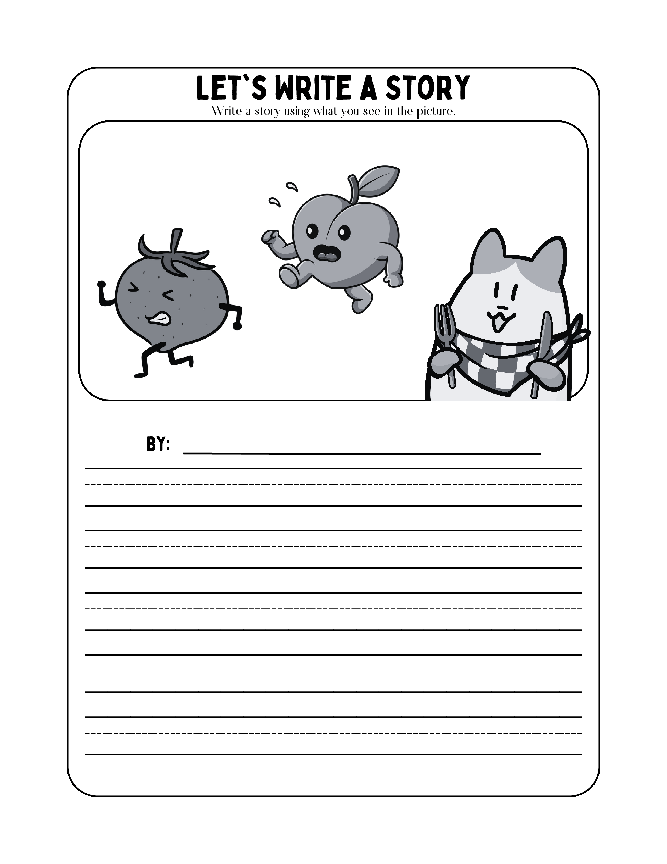 Write Me A Story Writing Worksheet | Education World