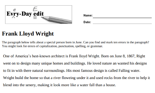 Frank Lloyd Wright | Education World