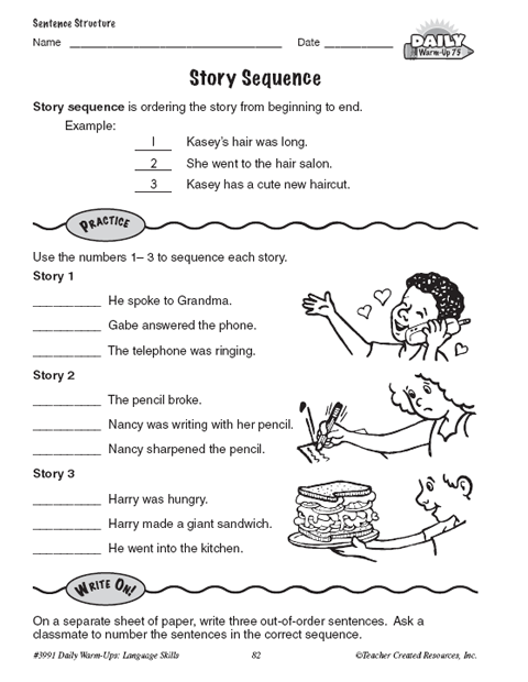 Teacher Created Resources: Story Sequence | Education World