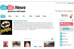 Site Review: GoGo News | Education World