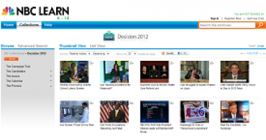 Site Review: NBC Learn – Decision 2012 | Education World