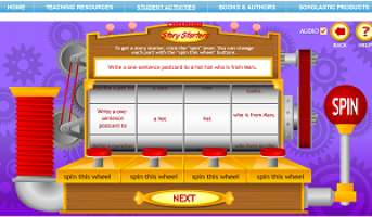 Site Review: Scholastic Story Starters | Education World