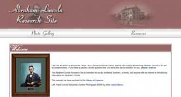 Site Review: Abraham Lincoln Research Site | Education World