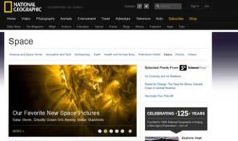 Site Review: National Geographic Space | Education World