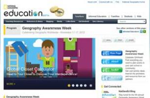 Site Review: Geography Awareness Week | Education World