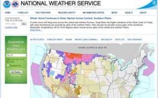 Site Review: National Weather Service | Education World
