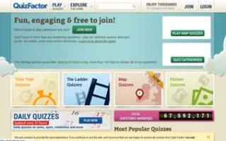 Site Review: Quiz Factor | Education World
