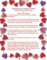 Valentine's Day and Heart Factoids (Interactive Notebook Activity ...