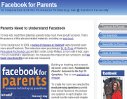 Site Review: Facebook for Parents | Education World