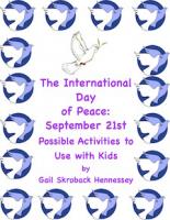 International Day of Peace is September 21st | Education World